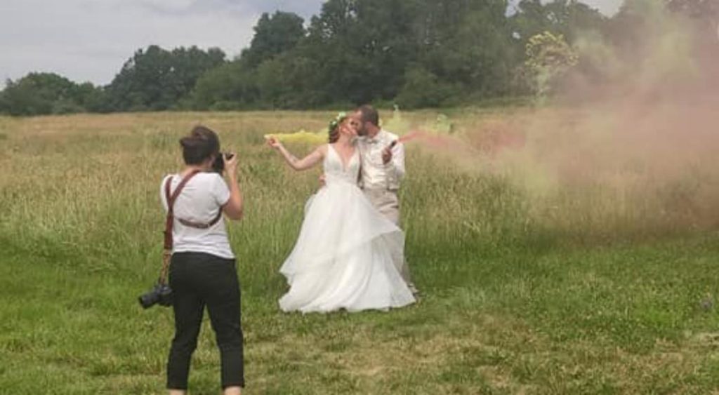 article sur les coulisses d'un shooting mariage - Idealisa